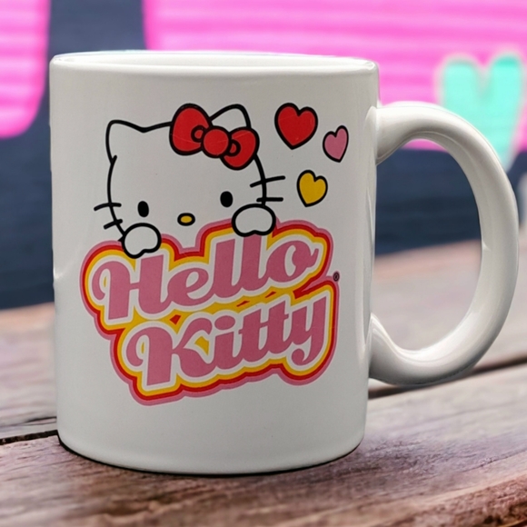 Sanrio | Dining | Hello Kitty By Sanrio Ceramic Mug 2 Fl Oz Nwot | Poshmark